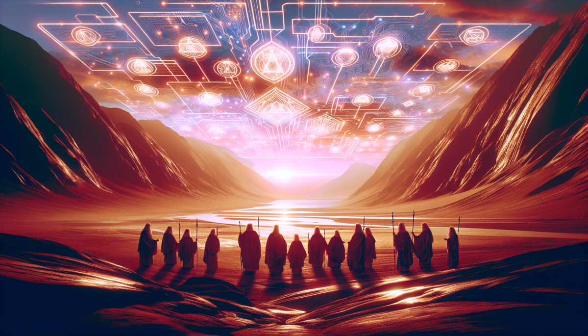 An AI Creation of God's Image: A Ten Commandments' Tale